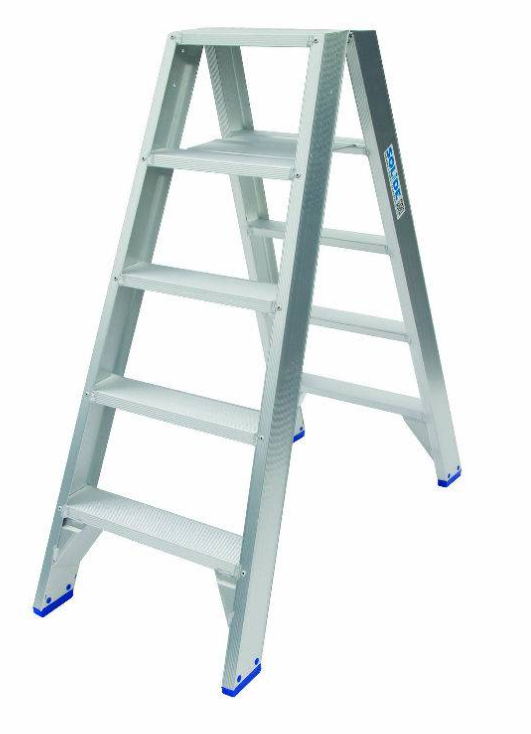Solide DT05 dubbele trapladder 2x 5 treden 125/140cm | Logistiek | Proclima