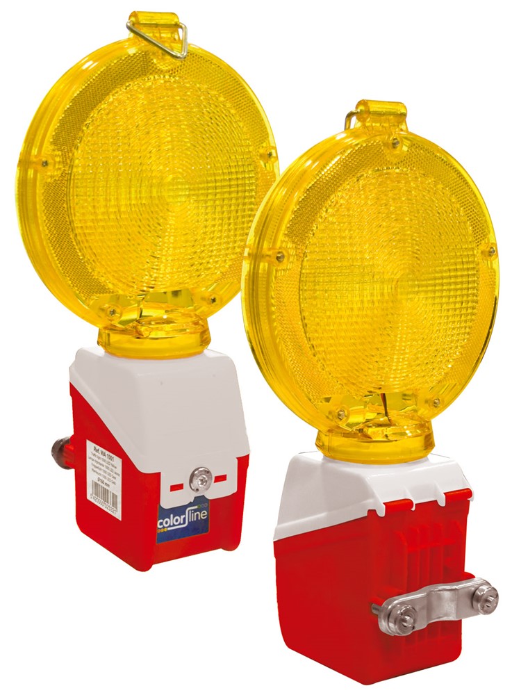 Signalisatielamp geel 1500 LED Ø180mm Exclusief 1 batterij | PBM en ...
